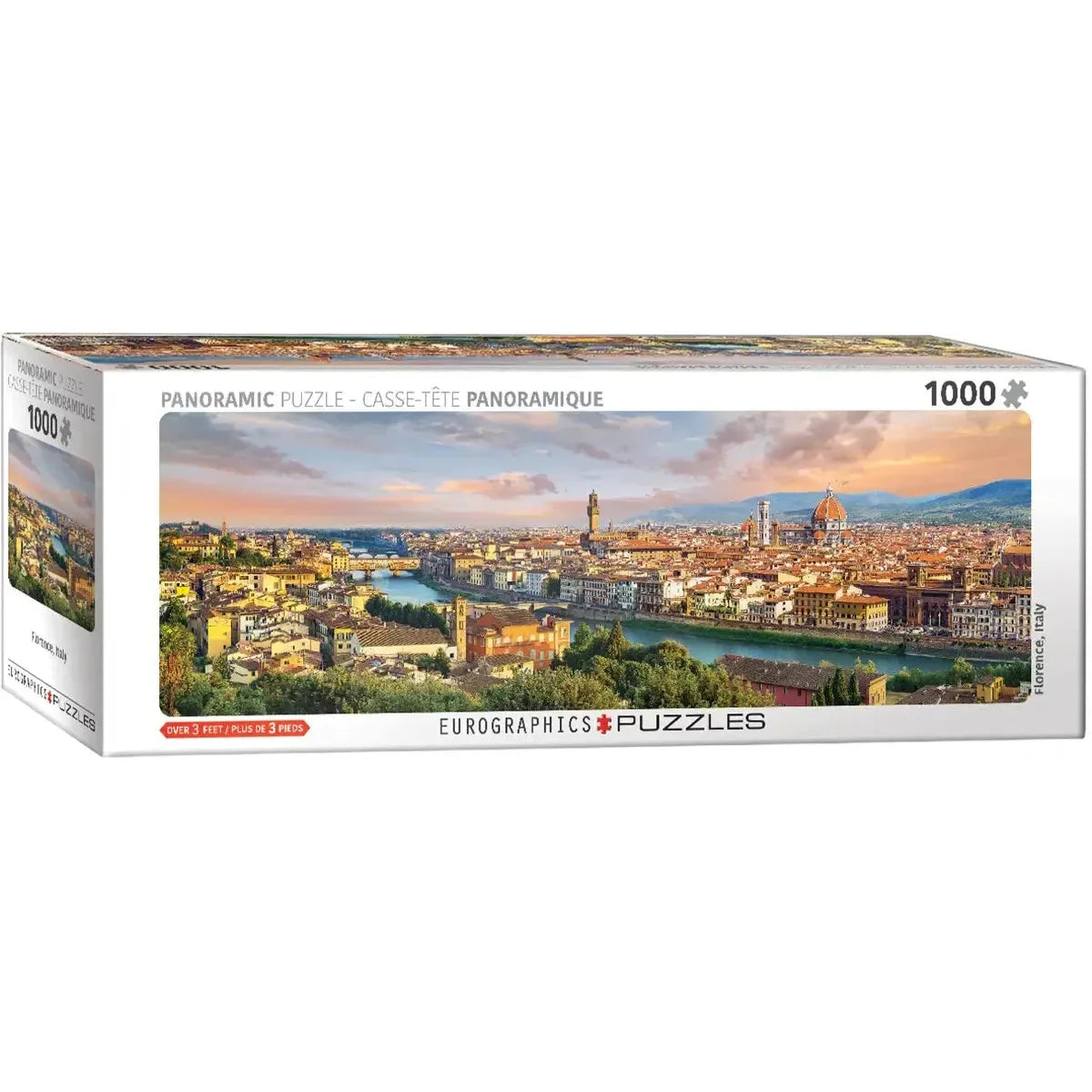 Florence Italy 1000 Piece Panoramic Jigsaw Puzzle Eurographics – Puzzle ...