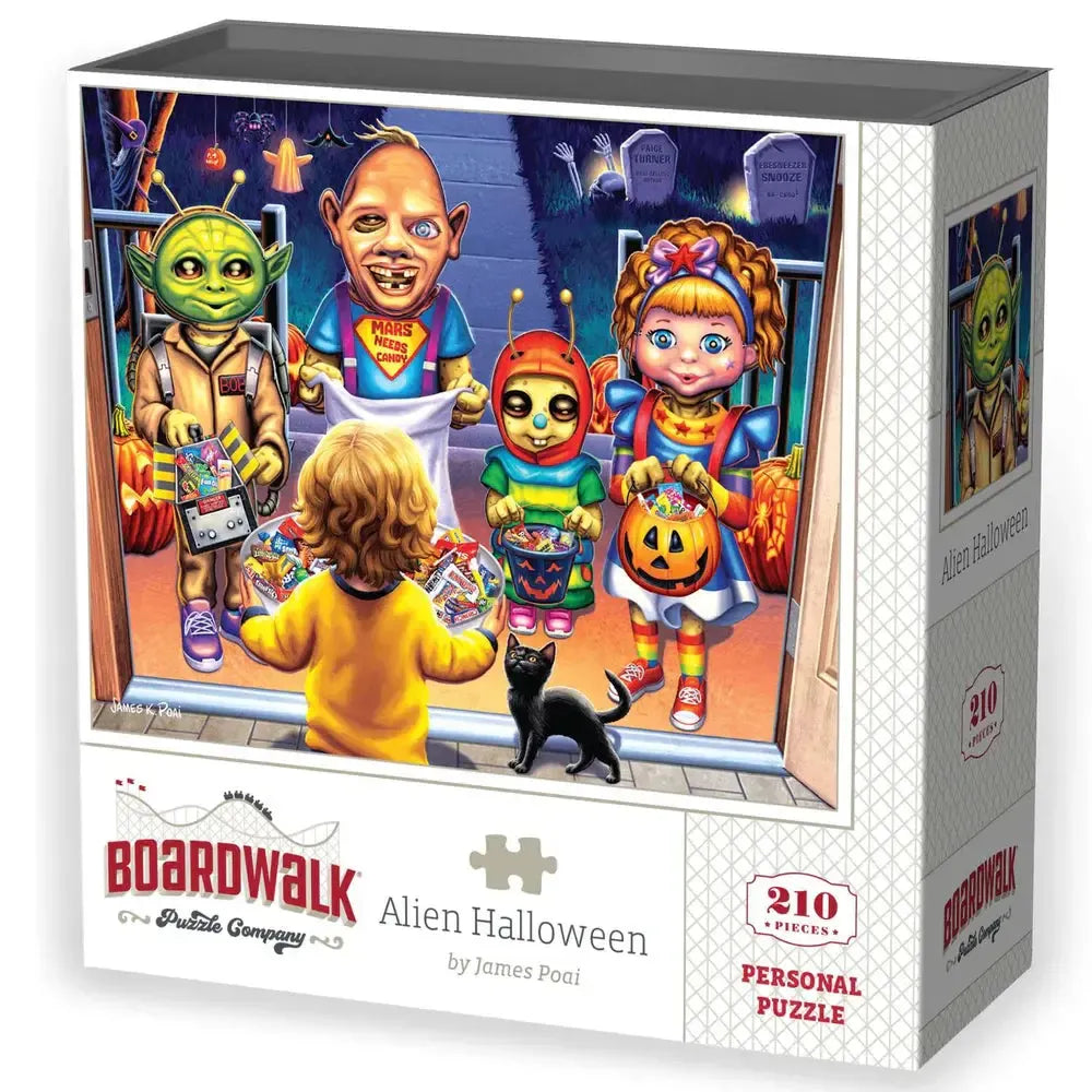 Alien Halloween 210 Piece Jigsaw Puzzle Boardwalk – Puzzle Merchant