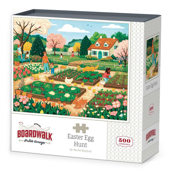 Easter Egg Hunt 500 Piece Jigsaw Puzzle Boardwalk – Puzzle Merchant