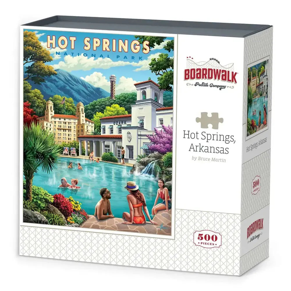 Hot Springs Arkansas 500 Piece Jigsaw Puzzle Boardwalk – Puzzle Merchant