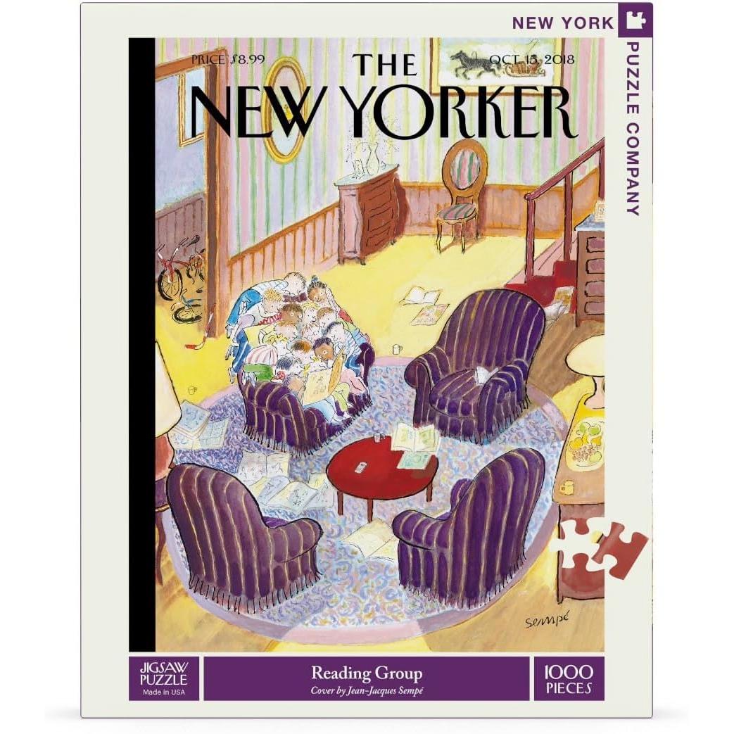Reading Group The New Yorker 1000 Piece Jigsaw Puzzle NYPC – Puzzle ...