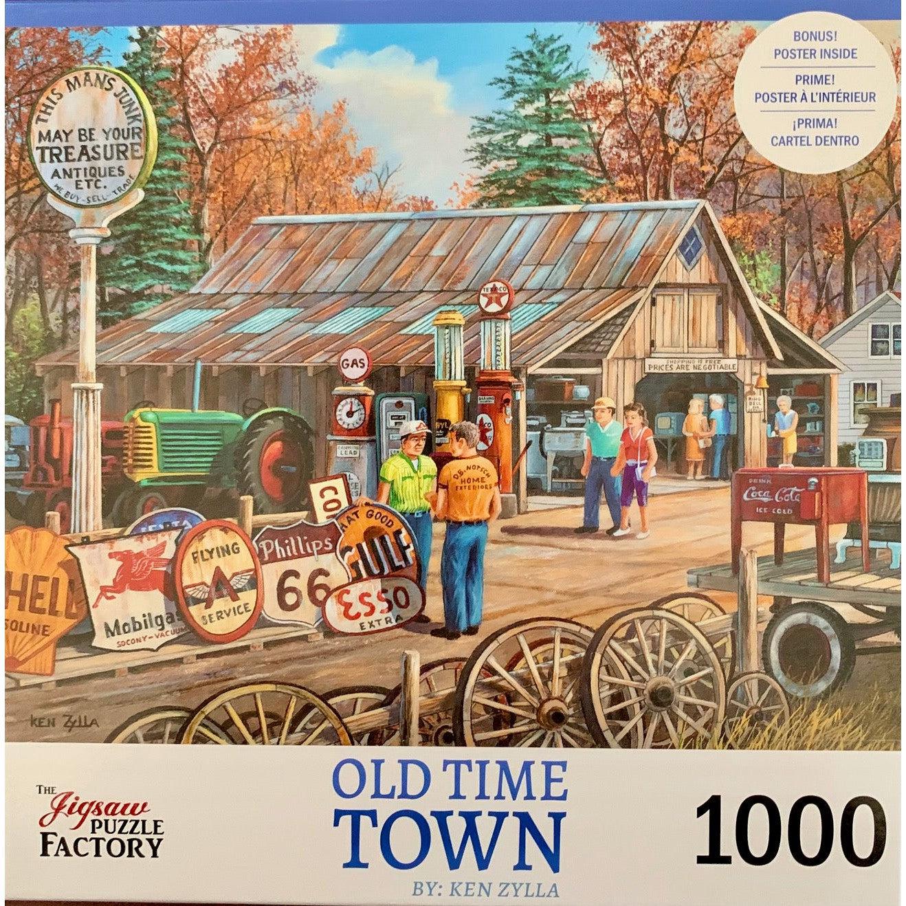 Signs of the Times Old Time Town 1000 Piece Jigsaw Puzzle Leap Year ...
