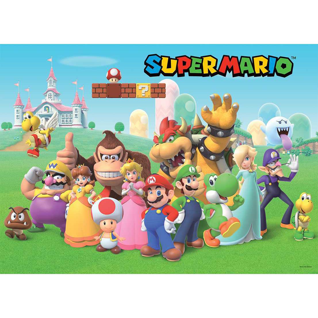 Super Mario Mushroom Kingdom 1000 Piece Jigsaw Puzzle Op Games ...