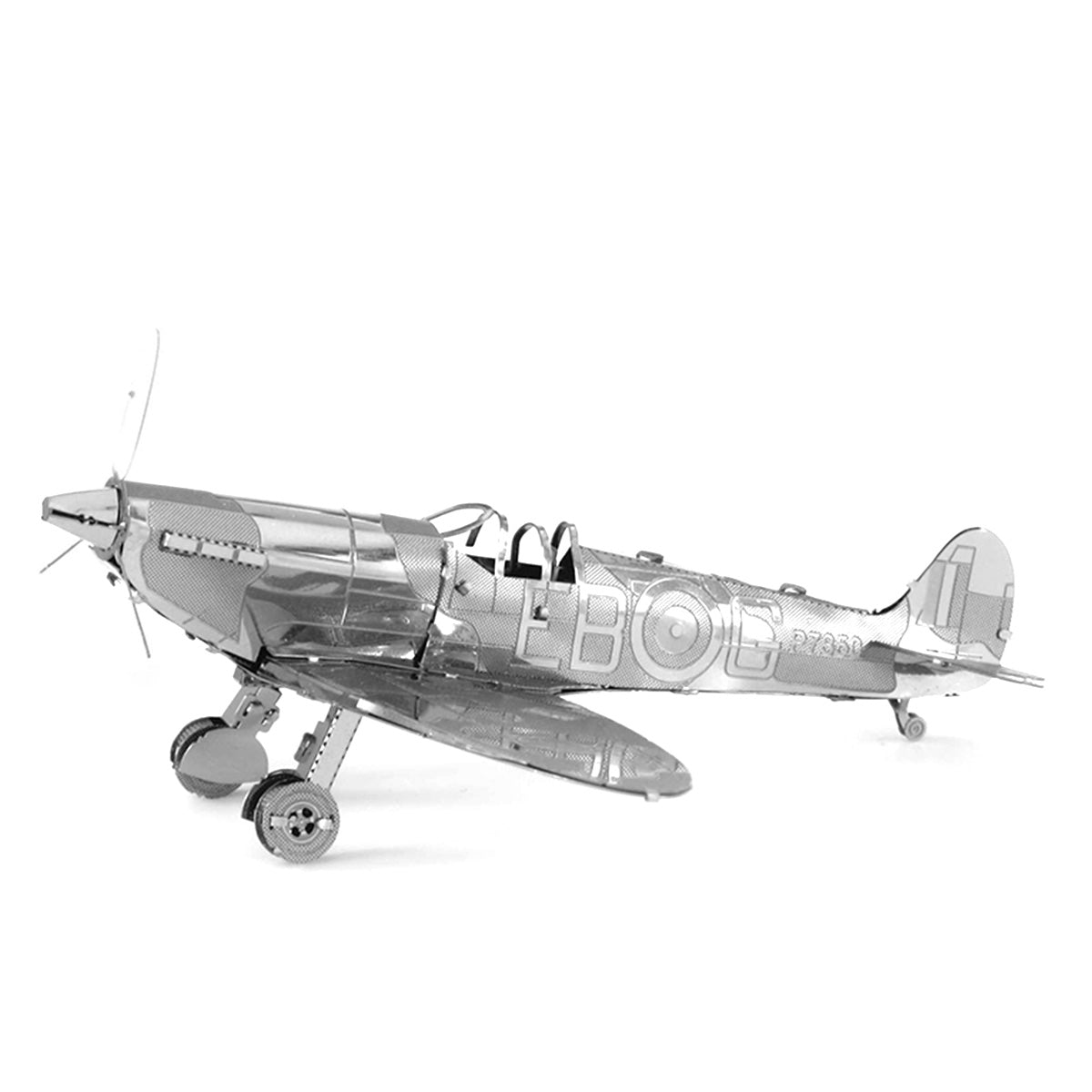 Supermarine Spitfire Fighter Jet 3D Steel Model Kit Metal Earth ...