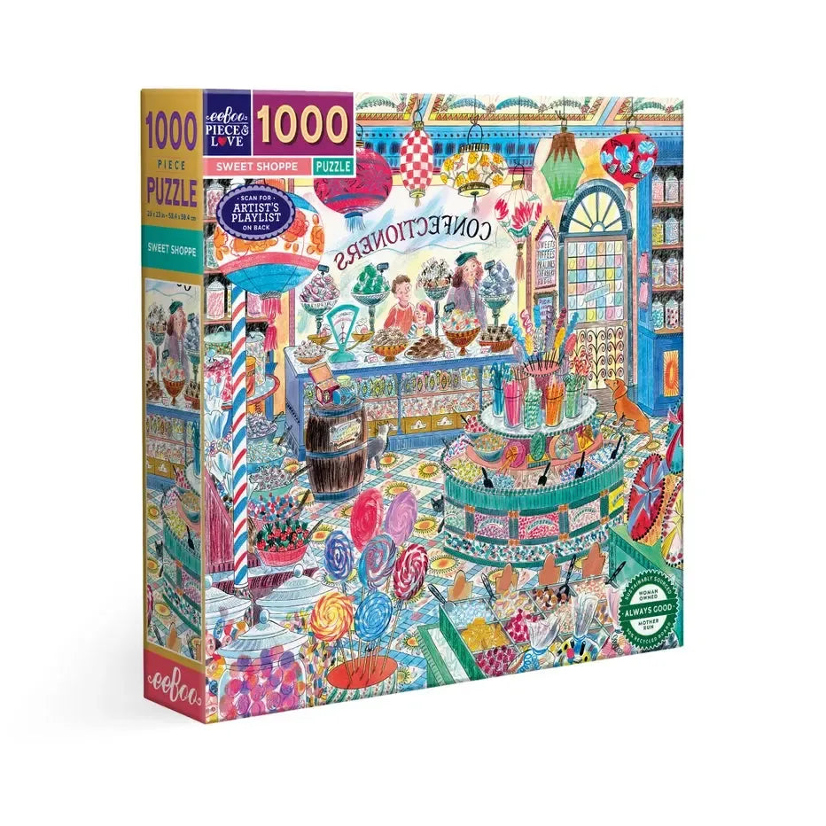 Sweet Shoppe 1000 Piece Jigsaw Puzzle eeBoo – Puzzle Merchant