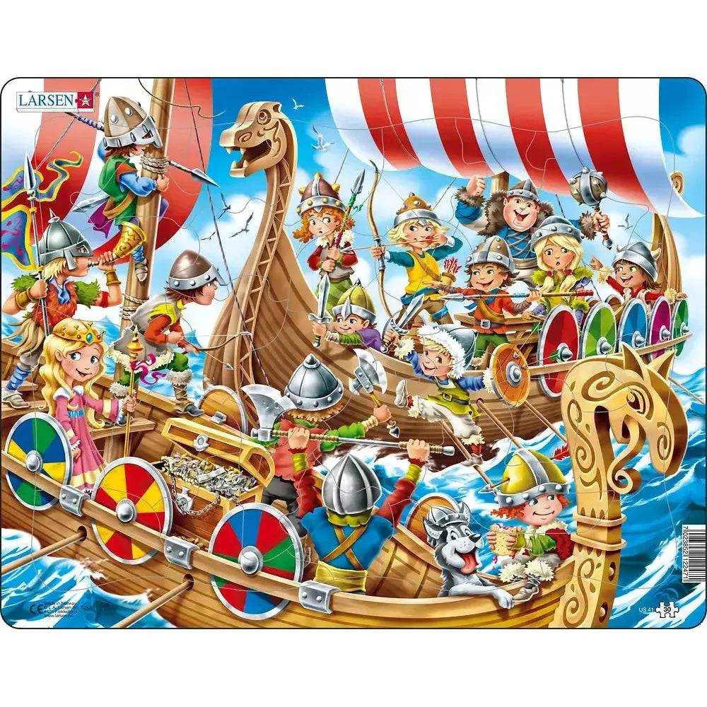 Viking Kids 30 Piece Tray Jigsaw Puzzle Larsen – Puzzle Merchant